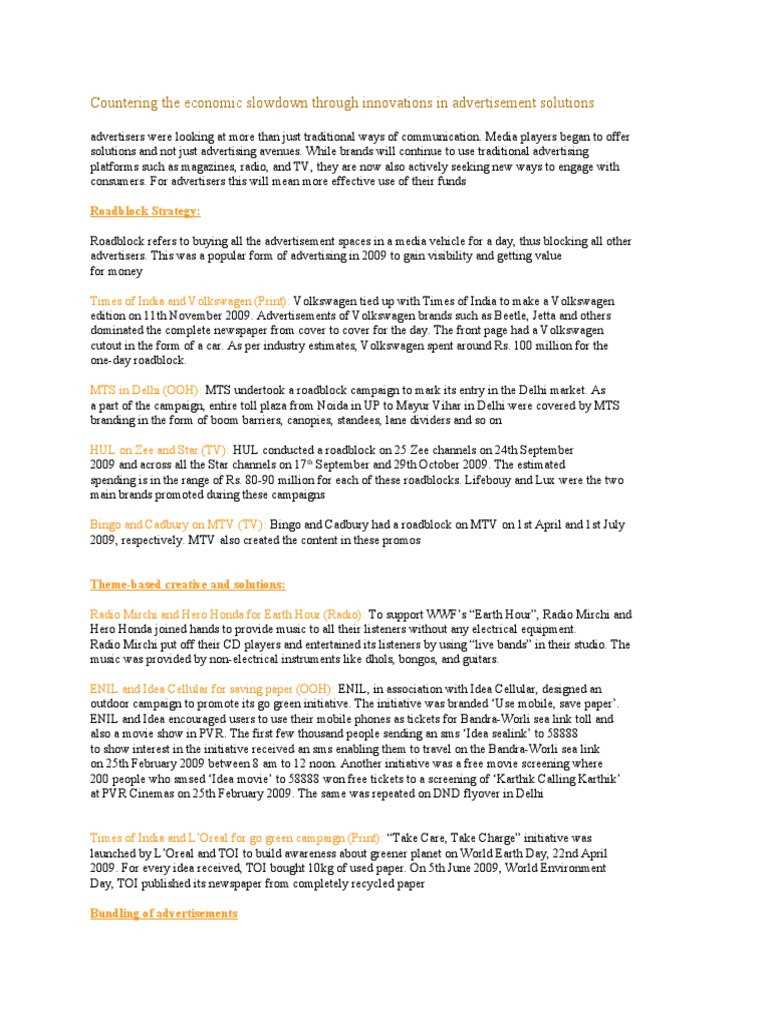 PWC Report Highlights | PDF | Advertising | Brand