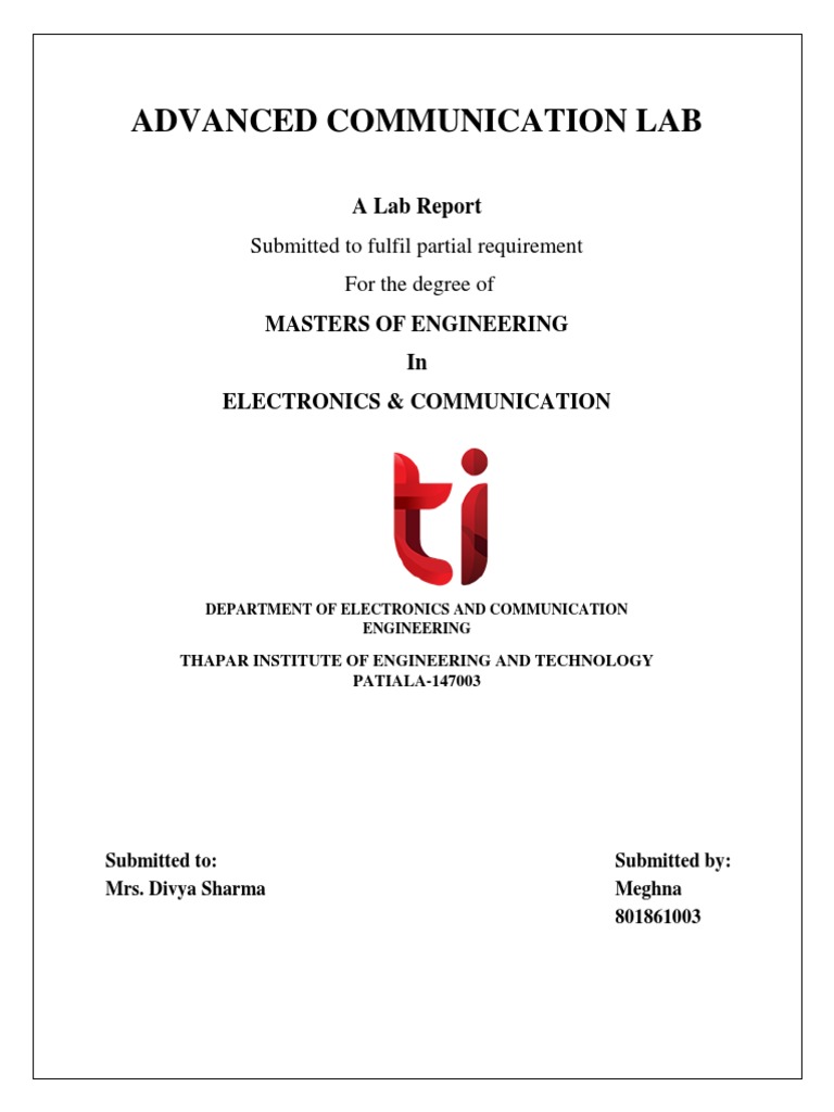 Advanced Communication System | PDF | Modulation | Telecommunications ...