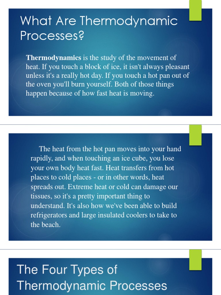 What Are Thermodynamic Processes | PDF