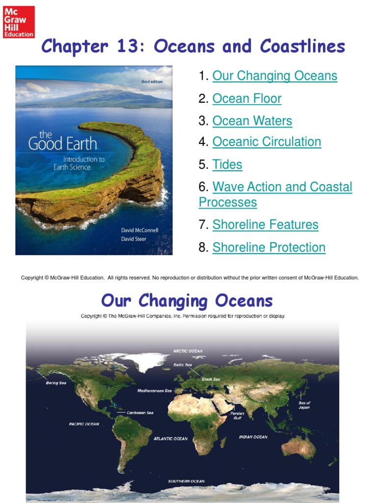 Chapter 13: Oceans and Coastlines | PDF | Shoal | Tide