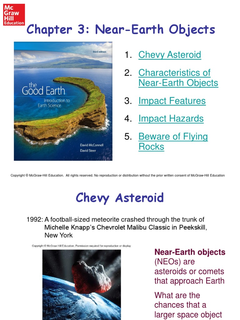Chapter 3: Near-Earth Objects | PDF | Asteroid | Impact Crater