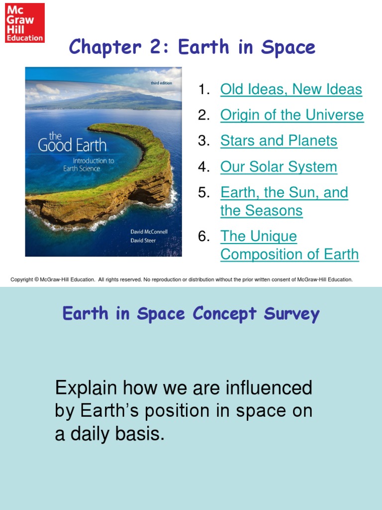 Chapter 2: Earth in Space | PDF | Earth | Sun