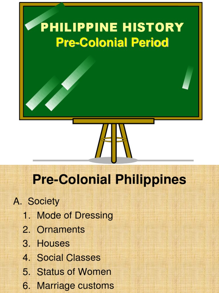 Philippine History: Pre-Colonial Period | PDF
