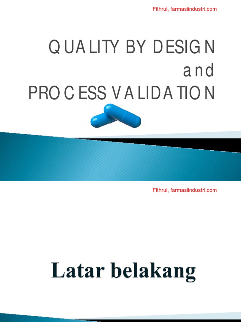 Quality by Design (QbD) Approach to Pharmaceutical Development and ...