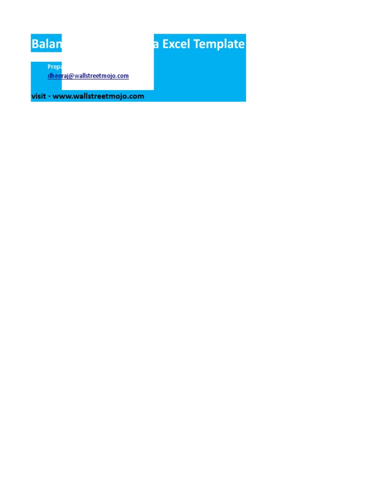 Balance Sheet Formula Excel Template PDF Balance Sheet Equity 