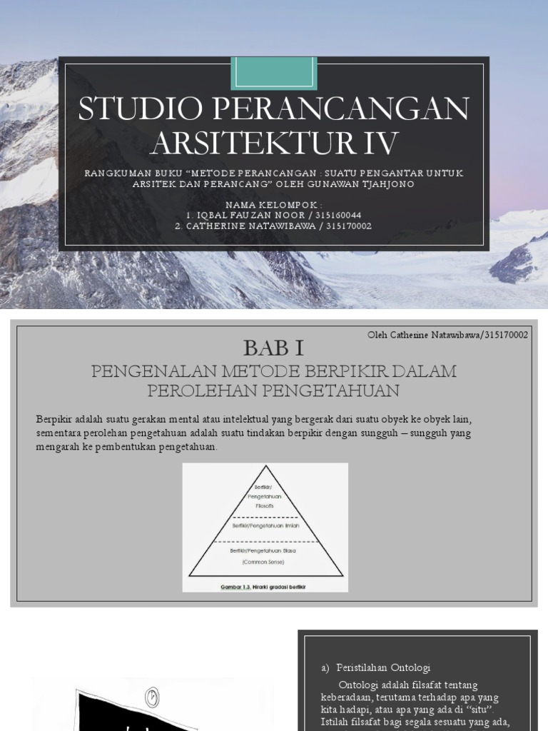 Presentasi STUPA IV Rangkuman Metode Perancangan | PDF