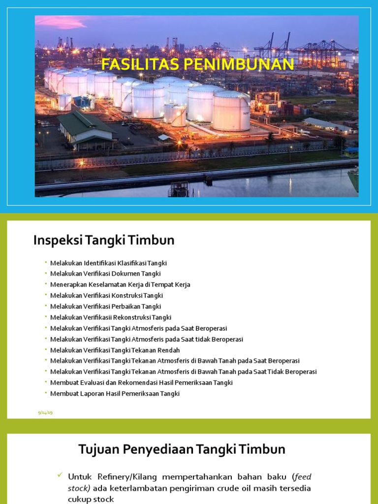 Spesifikasi dan Jenis Tangki Timbun | PDF