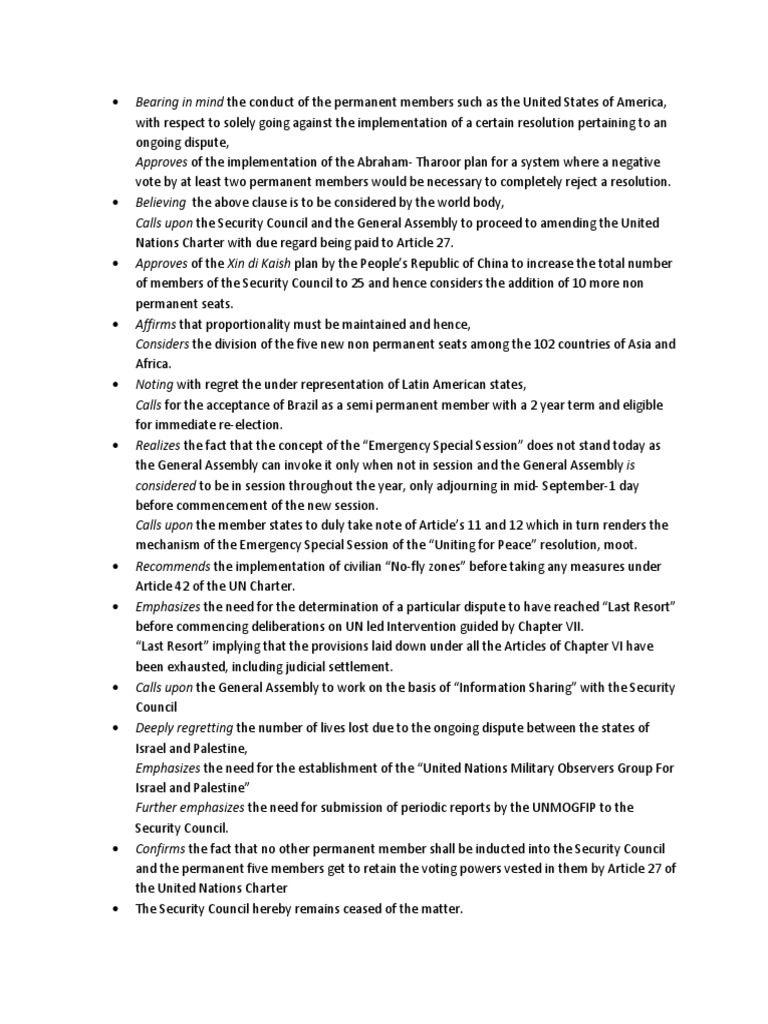 Resolution On PMC | PDF | United Nations Security Council | United ...