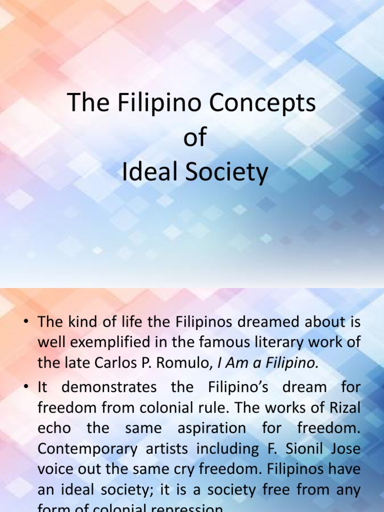 The Filipino Concepts | PDF | Philippines | Government Information