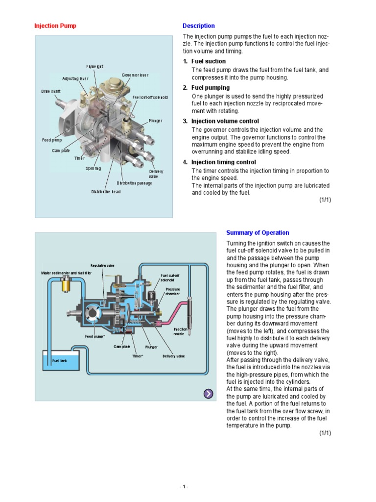 Diesel Injection Pump | PDF | Fuel Injection | Pump