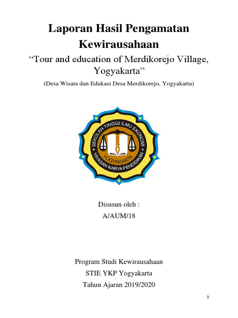 Laporan Desa Merdikorejo | PDF