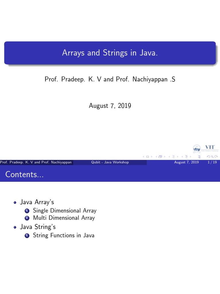 Arrays And Strings Pdf String Computer Science Computer Data