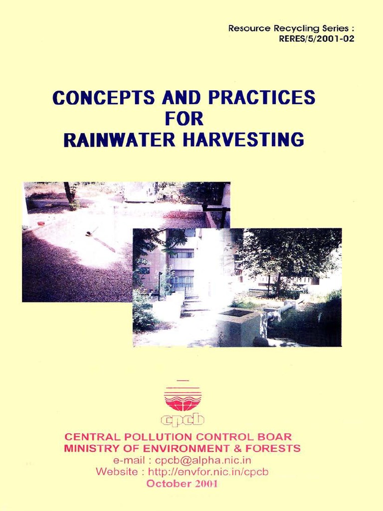 Rainwater Harvesting | PDF | Surface Runoff | Aquifer