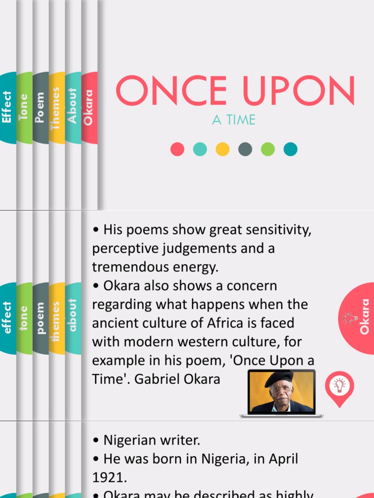 Once Upon A Time by Gabriel Okara | PDF | Poetry | Psychological Concepts