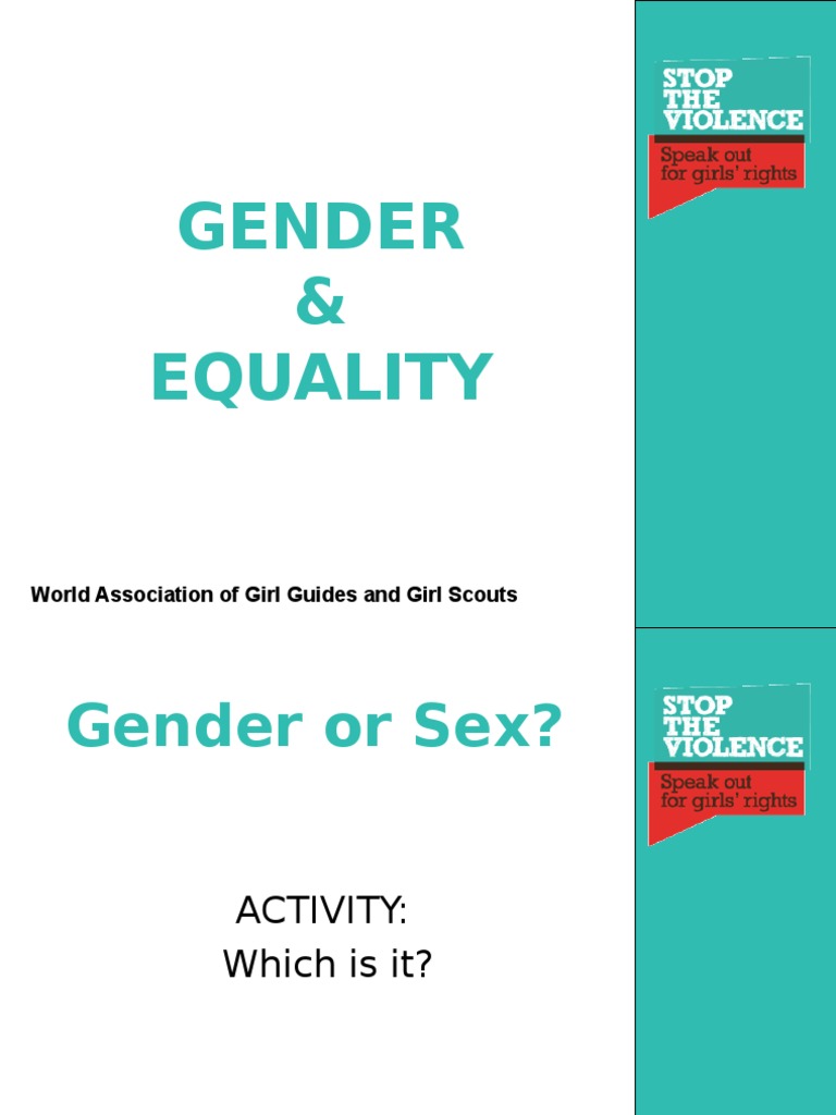 Gender & Equality: World Association of Girl Guides and Girl Scouts ...