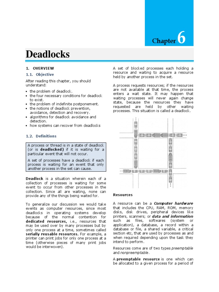 Deadlocks | PDF | Process (Computing) | Areas Of Computer Science