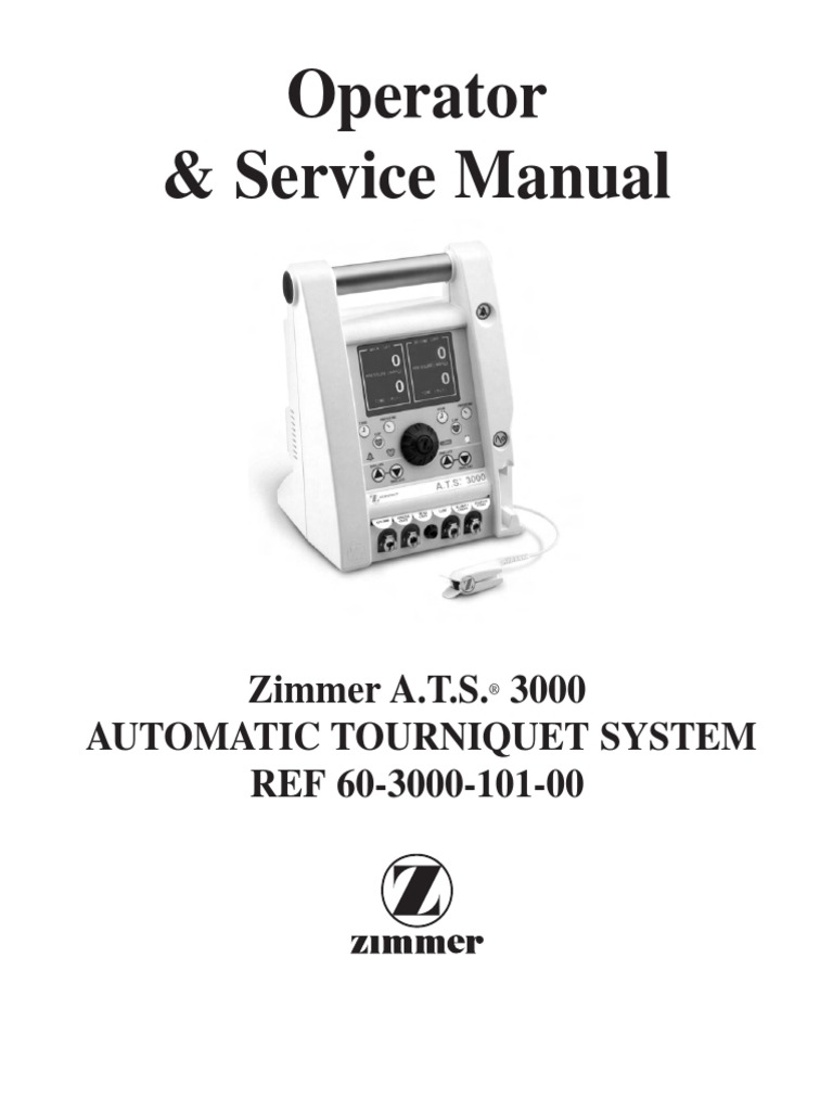 Zimmer A.T.S 3000 Service User Manual | PDF | Medical Specialties ...