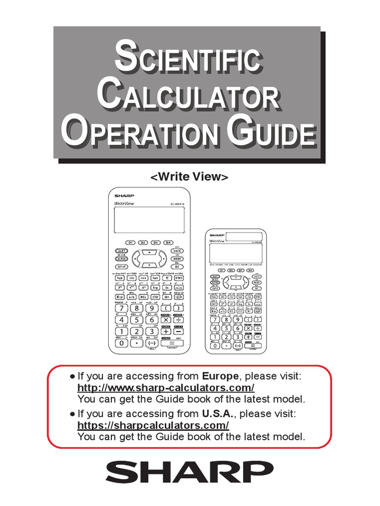 Scientific Calculator Operation Guide PDF | PDF | Trigonometric ...
