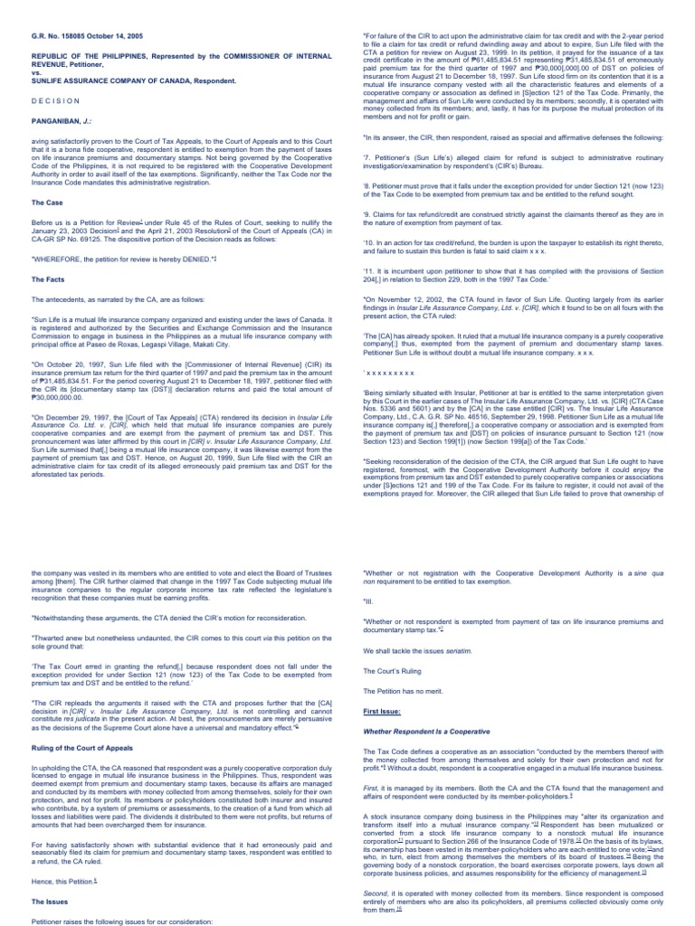 Insurance Cases | PDF | Insurance | Life Insurance