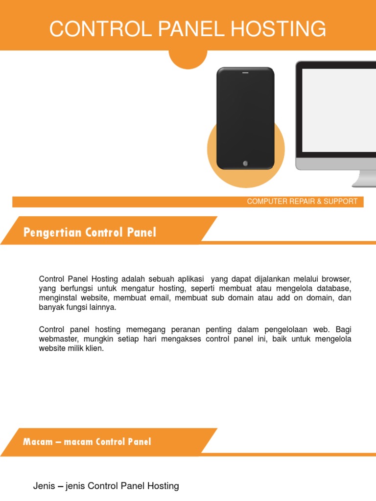 Materi Control Panel Hosting Dan Shared Hosting | PDF | Teknologi ...