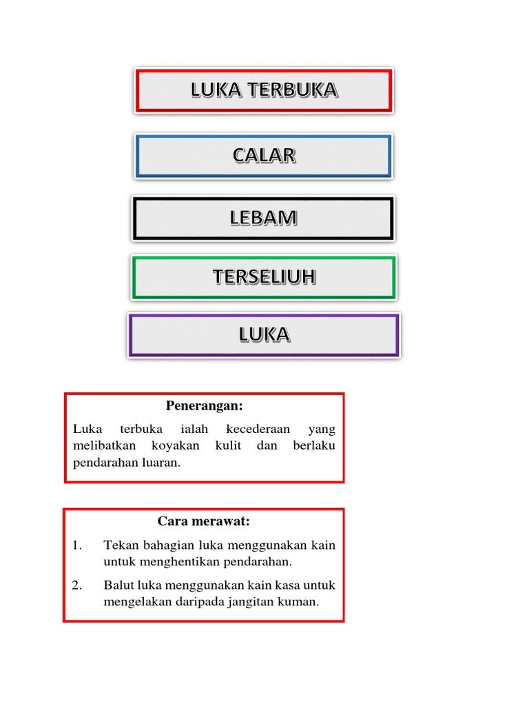 Jenis Kecederaan | PDF