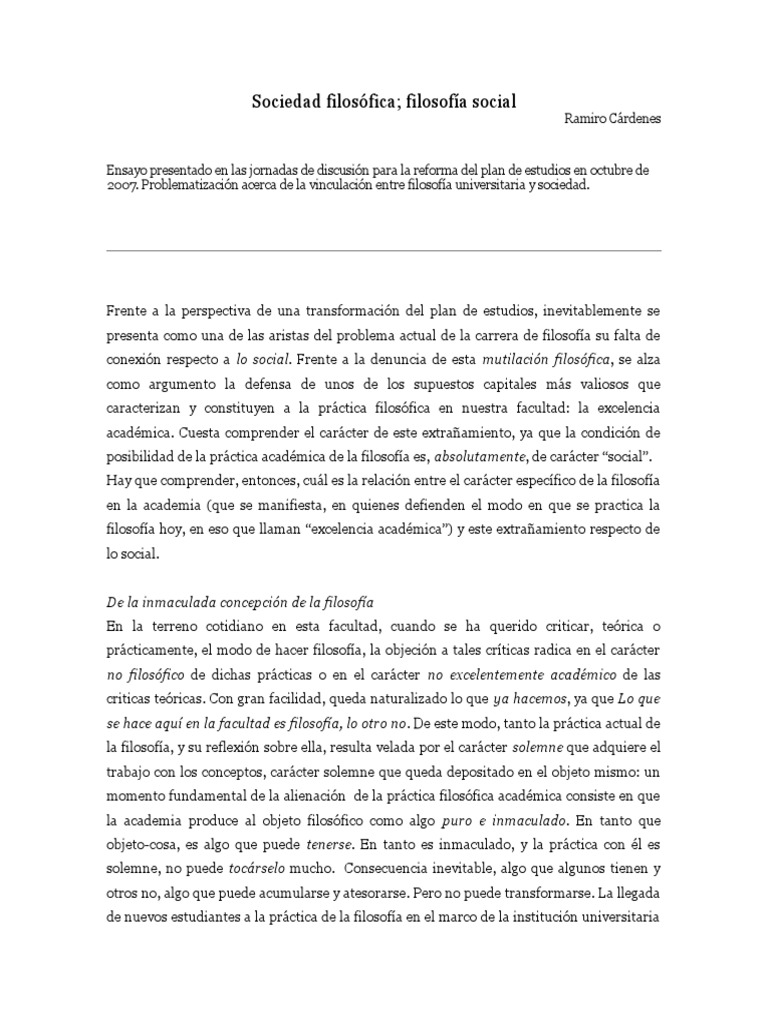 Filosofia Social | PDF | Sociedad | Homo Sapiens