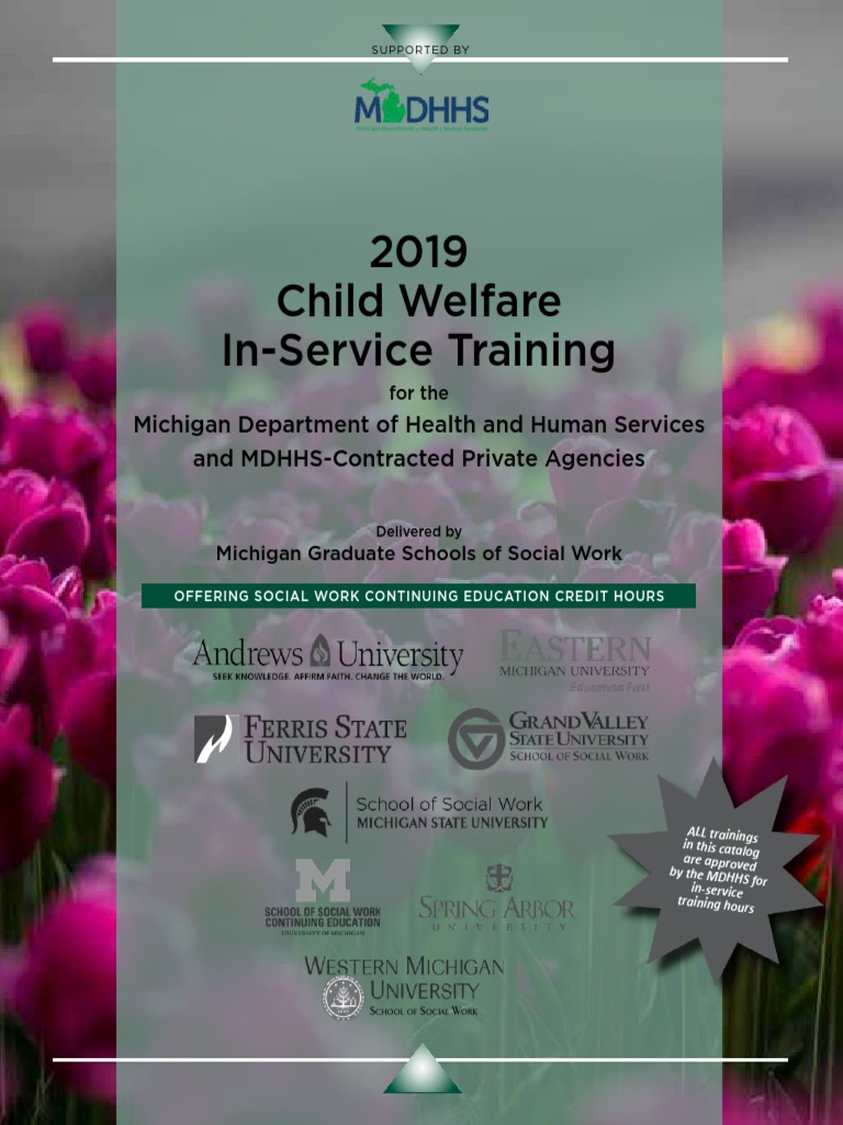 2019 Child Welfare In-Service Training For The Michigan Department of ...