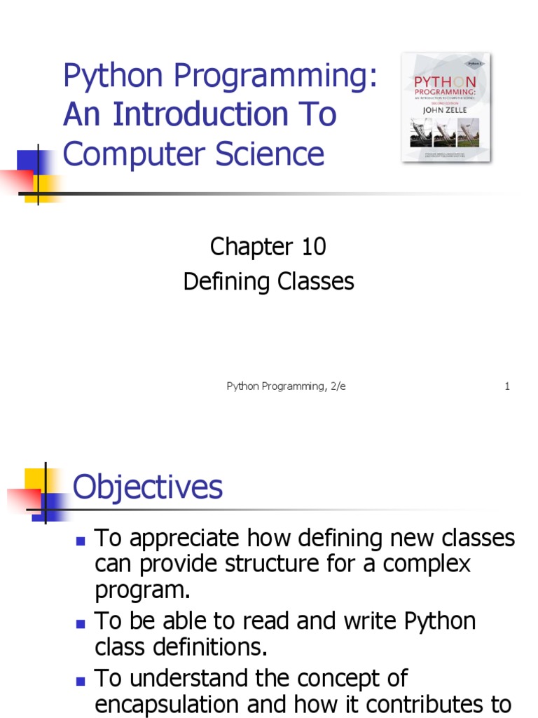 Python Programming: An Introduction To Computer Science: Defining ...