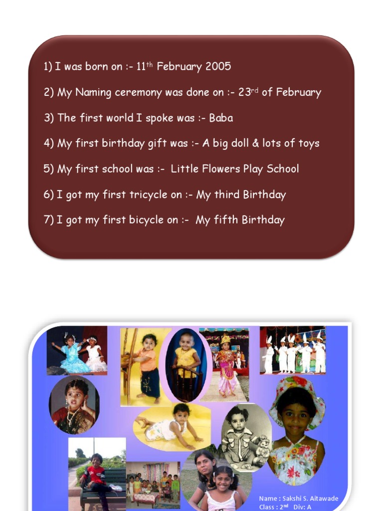 1) I Was Born On | PDF