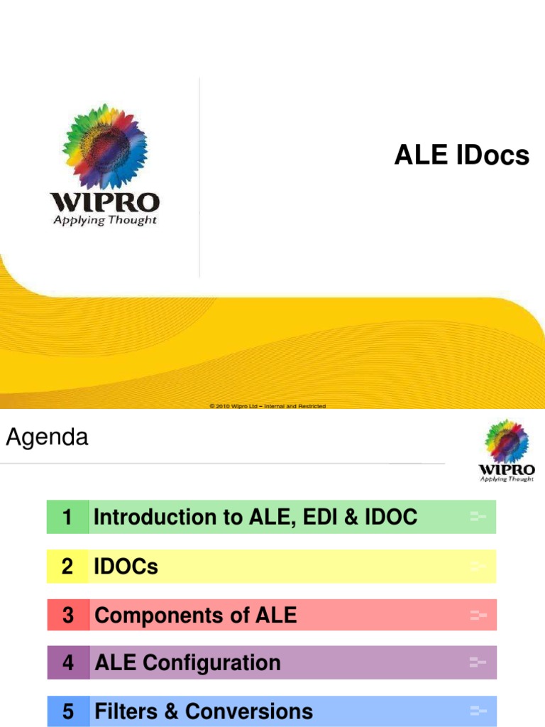 ALE IDoc Training | Electronic Data Interchange | Areas Of Computer Science