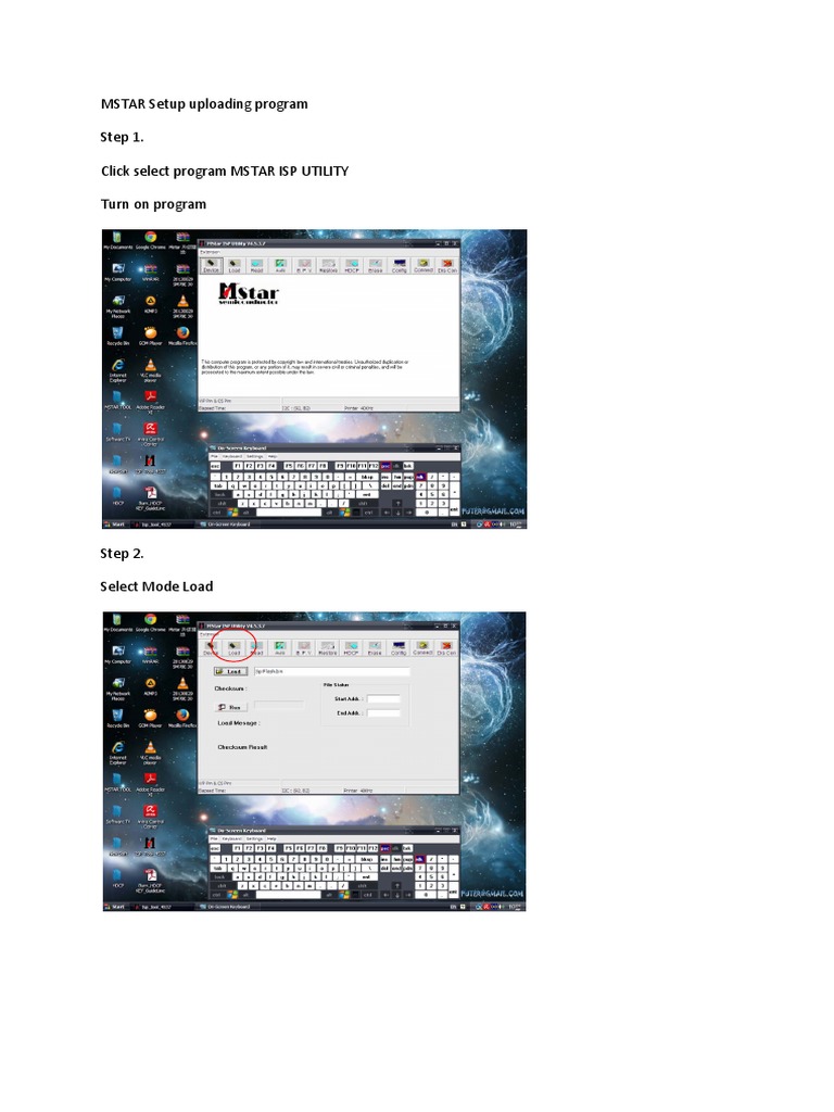MSTAR ISP Utility Setup Guide | PDF | Business | Computers