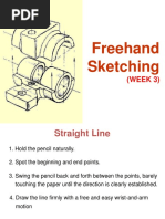 Freehand Sketching Techniques Guide | PDF