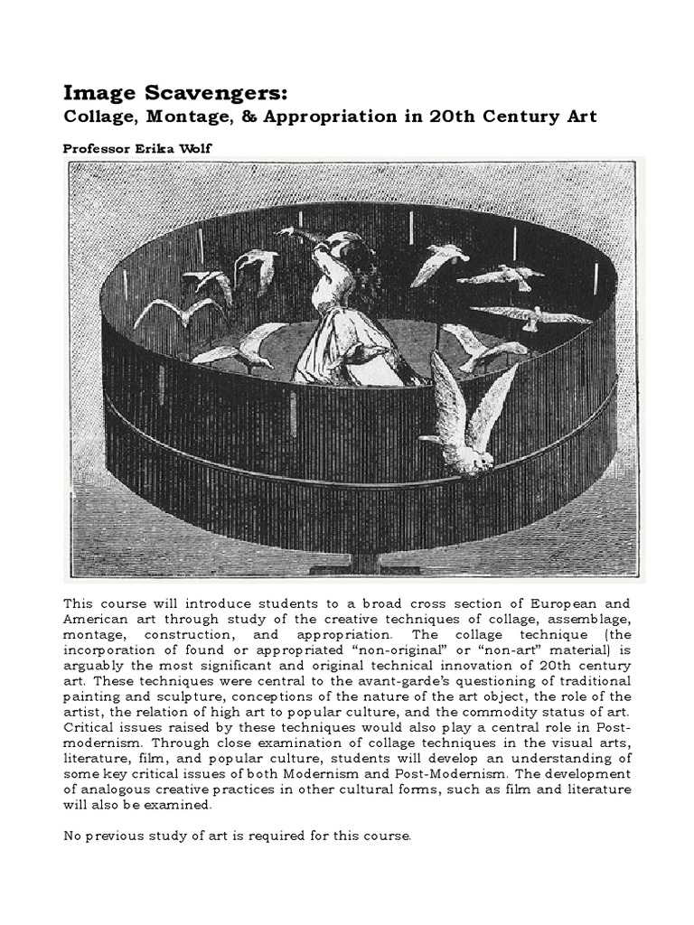 Image Scavengers:: Collage, Montage, & Appropriation in 20th Century ...