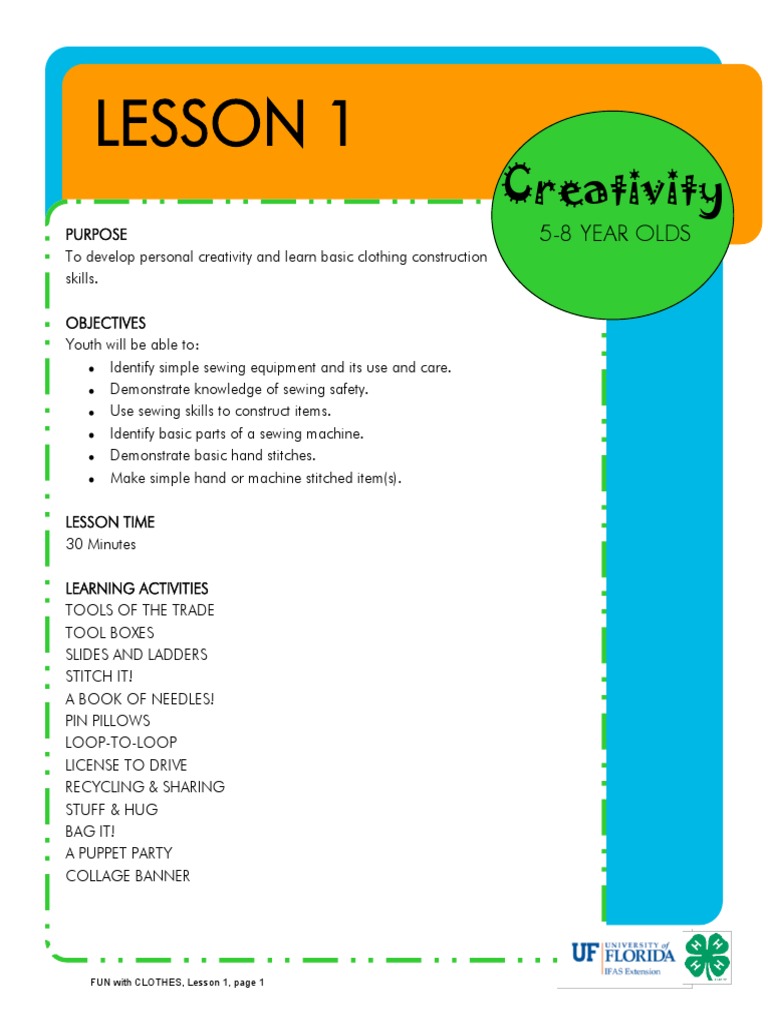 Sewing Fun: An Introduction to Basic Sewing Skills Through Creative ...