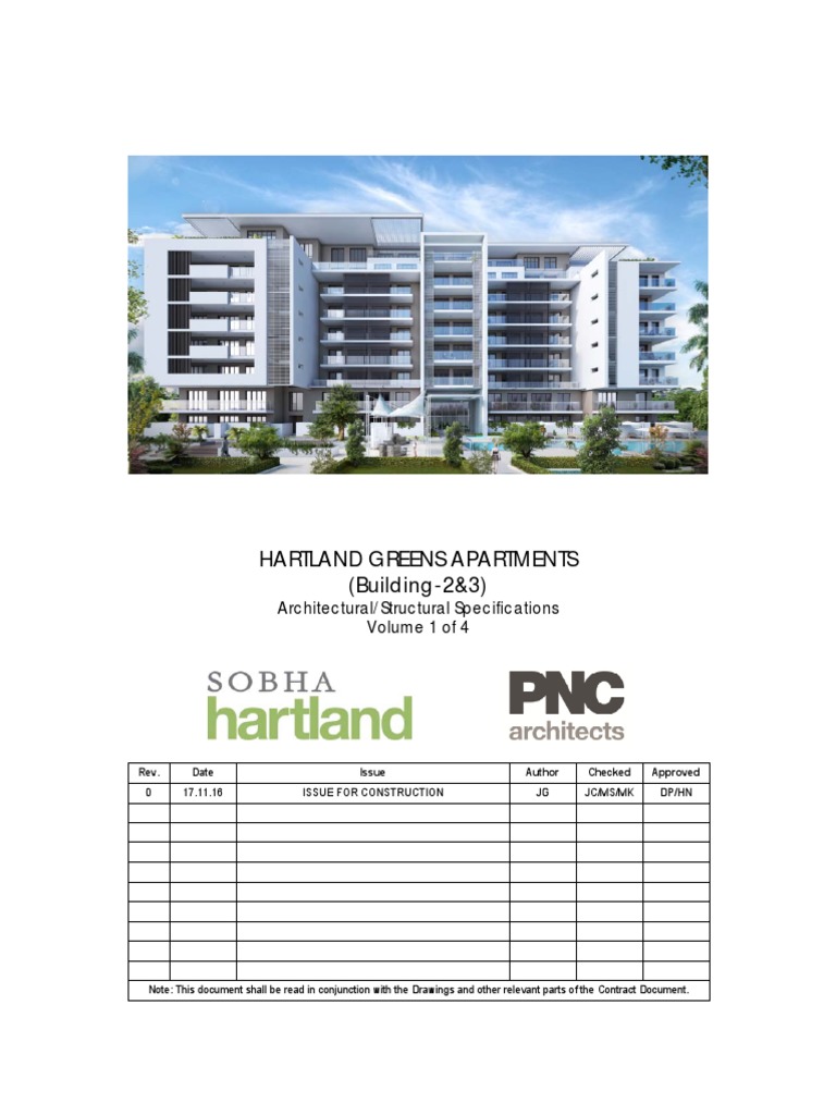 Hartland Greens Apartments (Building-2&3) : Architectural/Structural ...