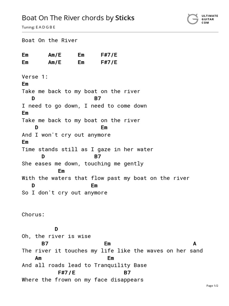 The River Guitar Chords