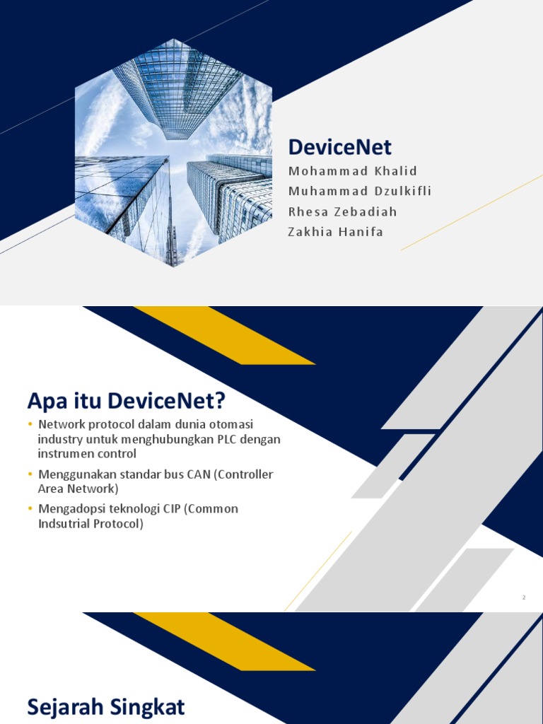 DeviceNet: Protokol Otomasi Industri | PDF