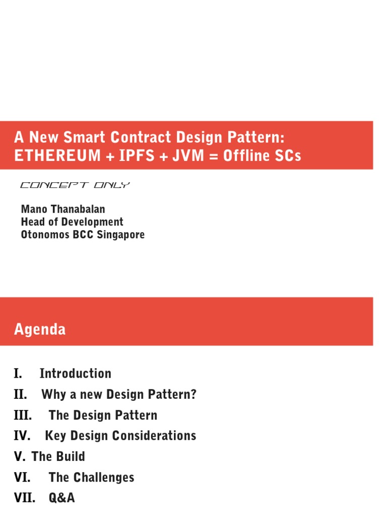 New Smart Contract Design Patterns | PDF | Authentication | Java ...
