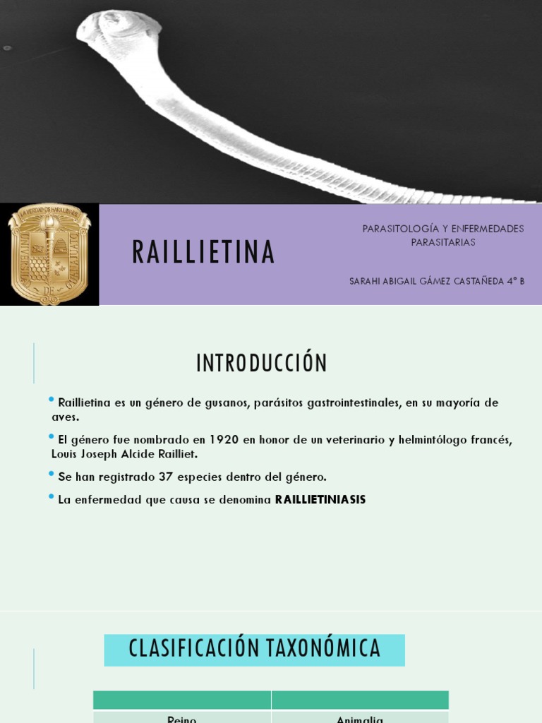 Raillietina SSP | PDF | Biología | Organismos