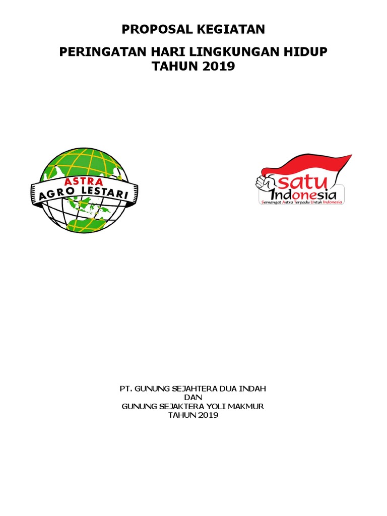 Proposal Kegiatan Hari Lingkungan Hidup | PDF