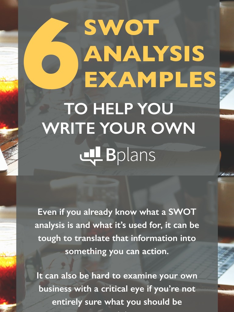 Swot Analysis Examples: To Help You Write Your Own | PDF | Etsy | Recycling