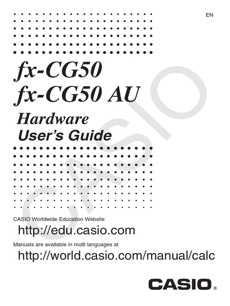 fx-CG50 fx-CG50 AU: Hardware | PDF | Computer Data Storage ...