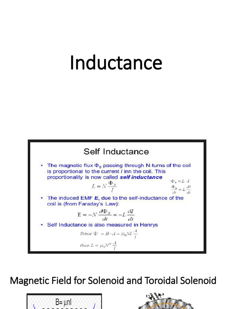 Inductance | PDF
