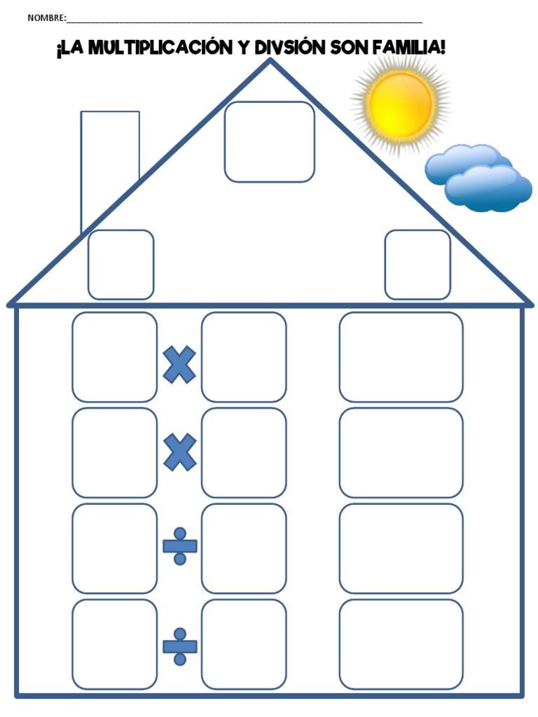 La Multiplicacion y Divsion Son Familia | PDF