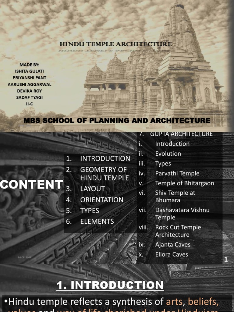 Hindu Temple Architecture (Gupta) | PDF | Architectural Design ...