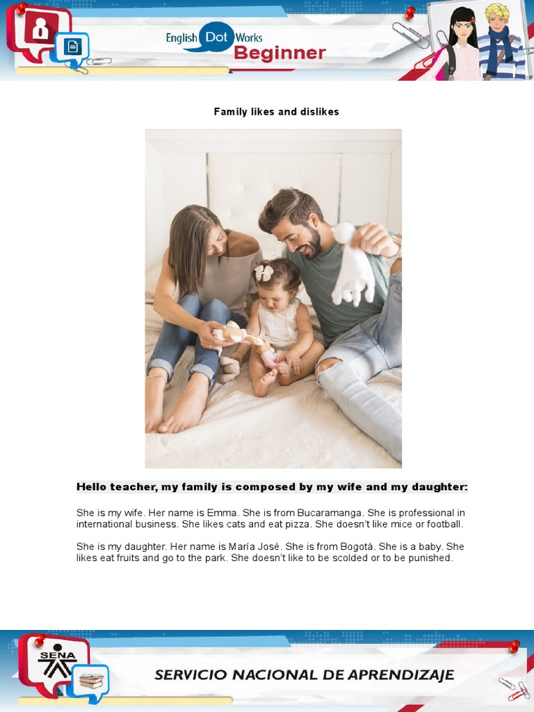 Evidence - Family Likes and Dislikes | PDF