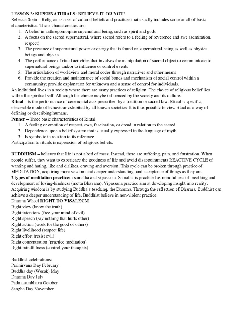 Lesson 3 Uts | PDF | Rituals | Muhammad