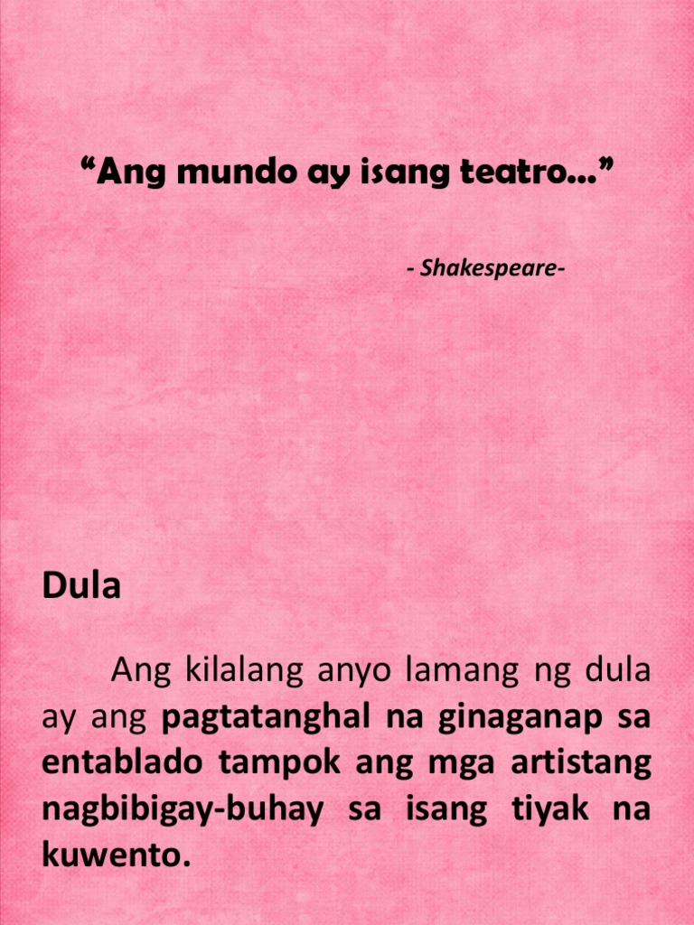 Dula 1 | PDF