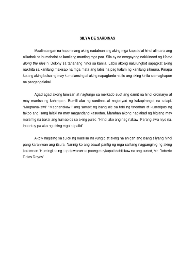 Filipino Flash Fiction | PDF