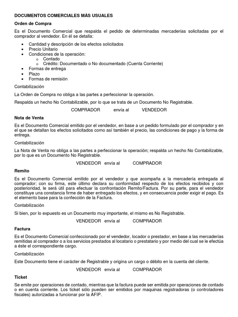 Documentos Comerciales | PDF | Cheque | Bancos